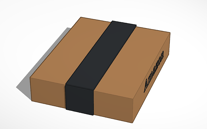 3D design Amazon box | Tinkercad