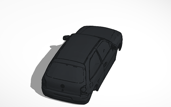 3D design carroseria gol g4 - Tinkercad