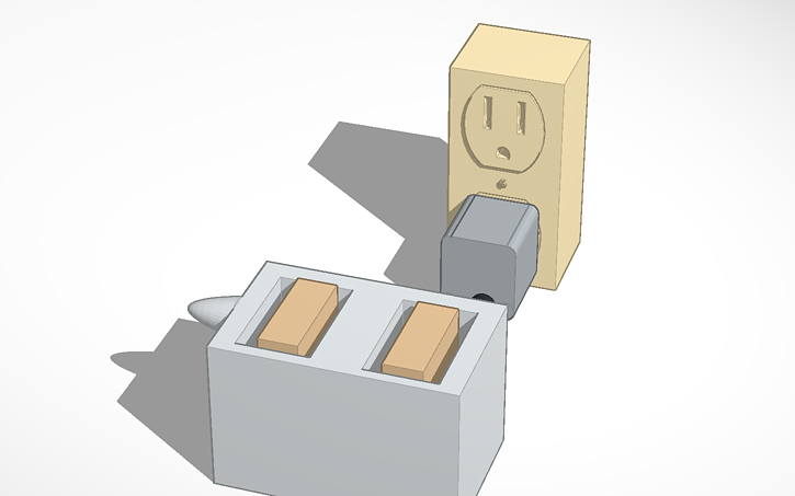 3D design toster | Tinkercad