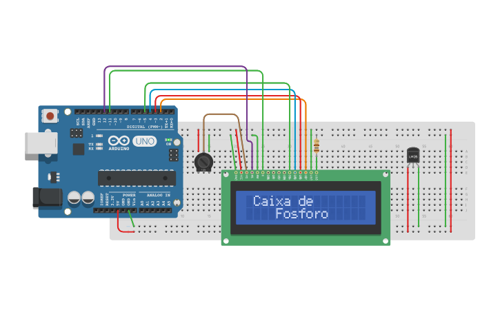 Circuit design display - Tinkercad