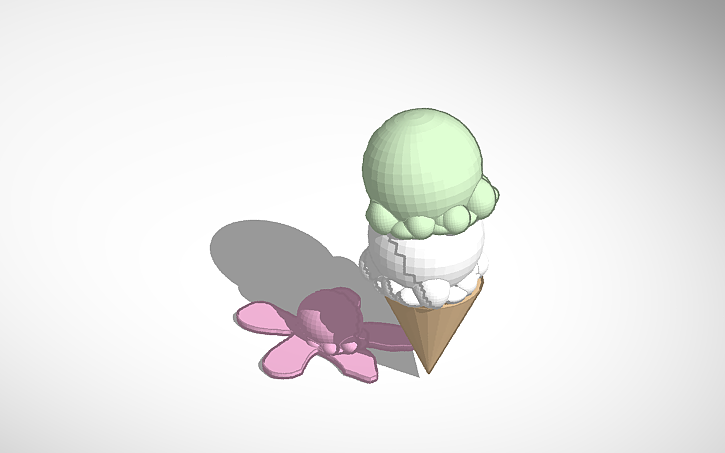 3D design Ice Cream - Tinkercad