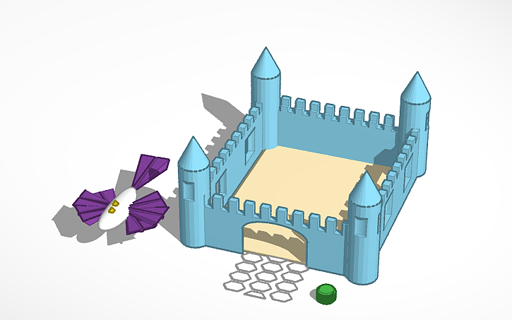 3D design Castle - Tinkercad