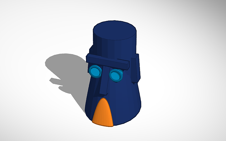 3D design Squidward house - Tinkercad