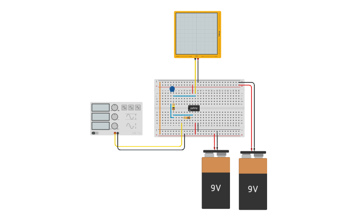 Circuit design Lab 11 - Low Pass Firs-Order Active Filter - Tinkercad