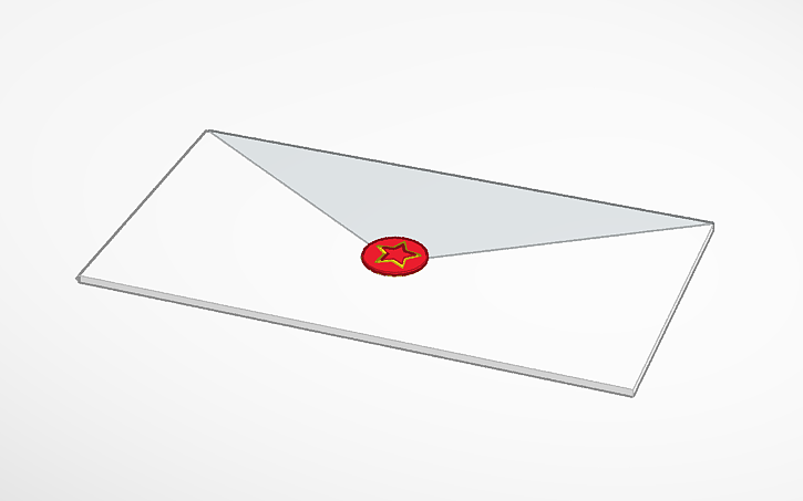 3D design Message to Astrea - Tinkercad