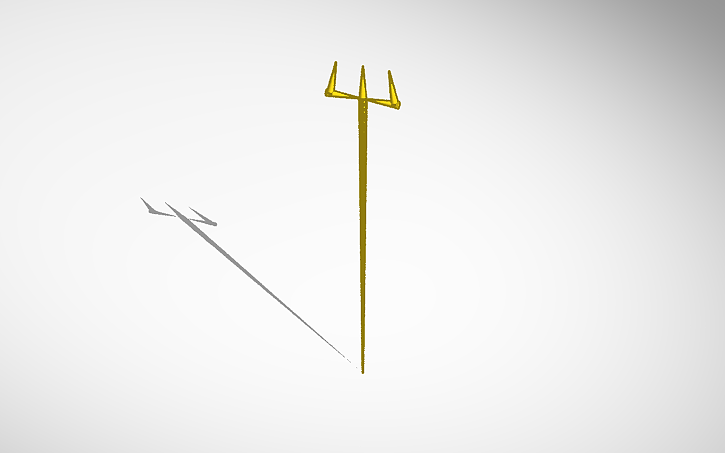 3D design Trident🔱/Trident🔱 - Tinkercad