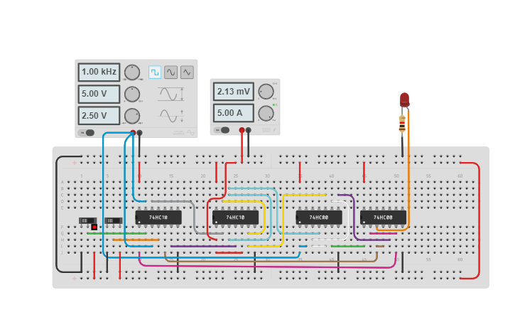 Circuit Design Asynchronous Jk Flipflop Tinkercad