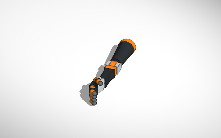 3D design robotic arm 機械手臂 v1 - Tinkercad