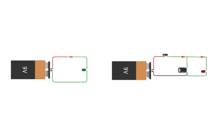 Circuit design Series vs Parallel - Tinkercad