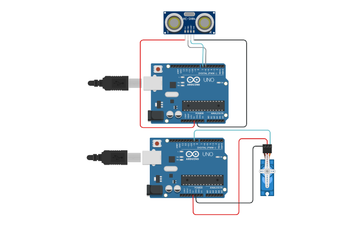 Circuit design Lab6_Sensor/Servo | Tinkercad Circuit design Lab6_Sensor/Servo | Tinkercad