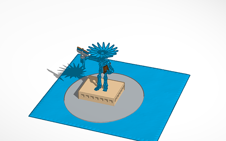 3D design statue of liberty - Tinkercad