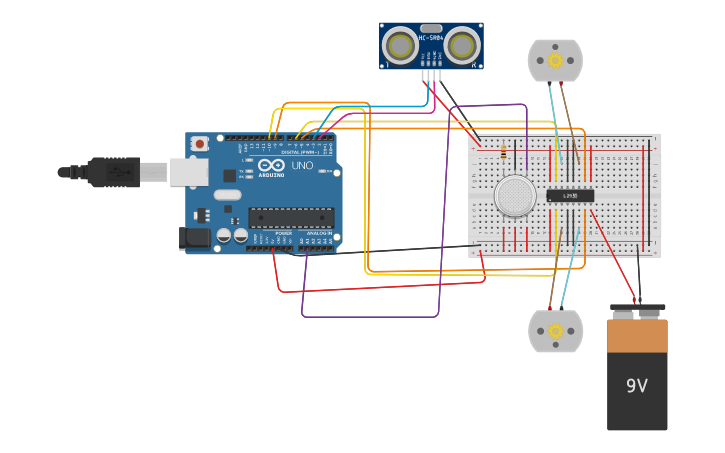 Circuit design EXAMEN T2 | Tinkercad