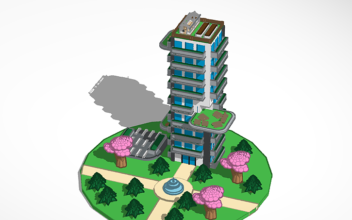 3D design Skyscraper - Tinkercad