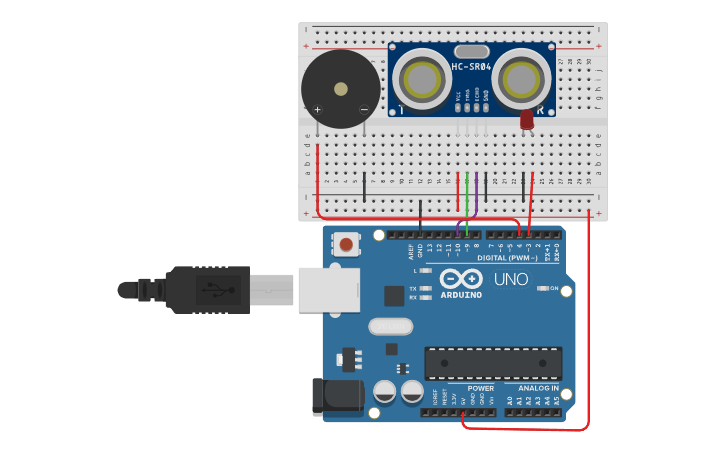 Circuit design sensor - Tinkercad