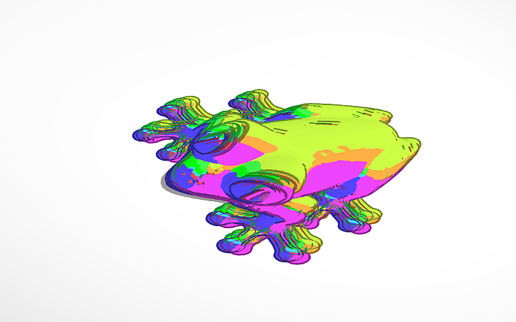 3D design Copy of Frog | Tinkercad