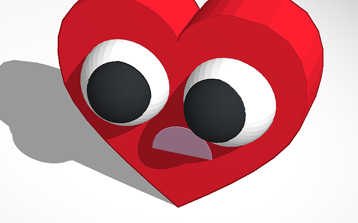 3D design Üzgün Kalp ;(/Sad Heart ;( - Tinkercad