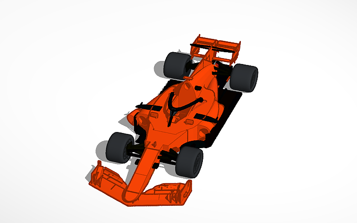 3d Design F1 Car Tinkercad