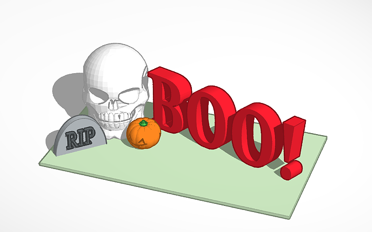 3D design Halloween model - Tinkercad