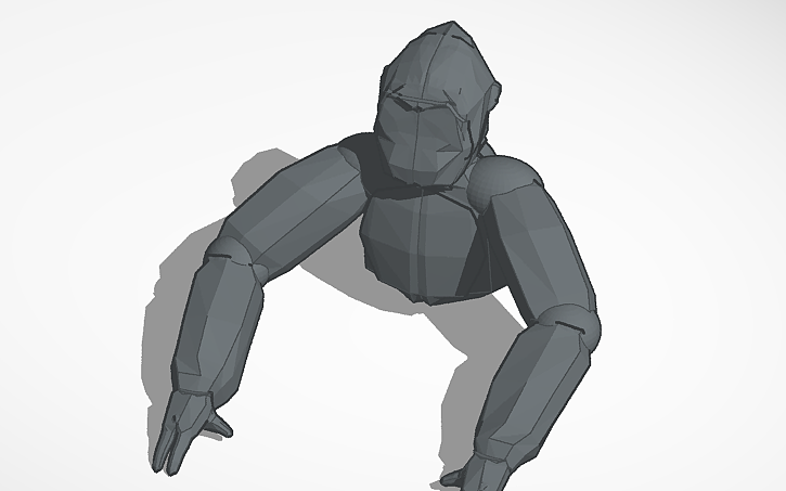 3D design Huey's gtag monkey. - Tinkercad