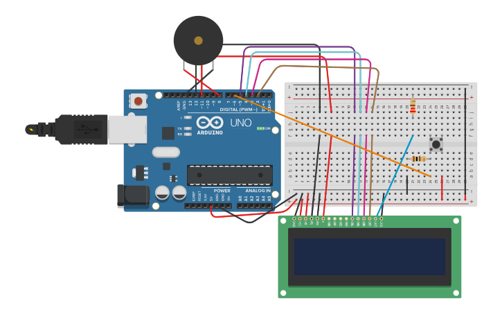 Circuit design CS GO - Tinkercad