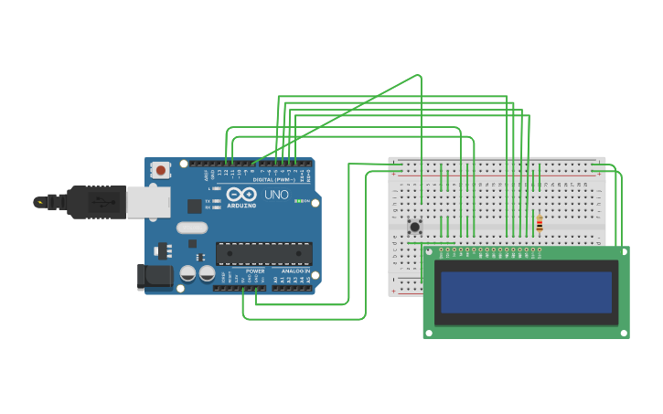 Circuit design Assignment 8 level 3 - Tinkercad