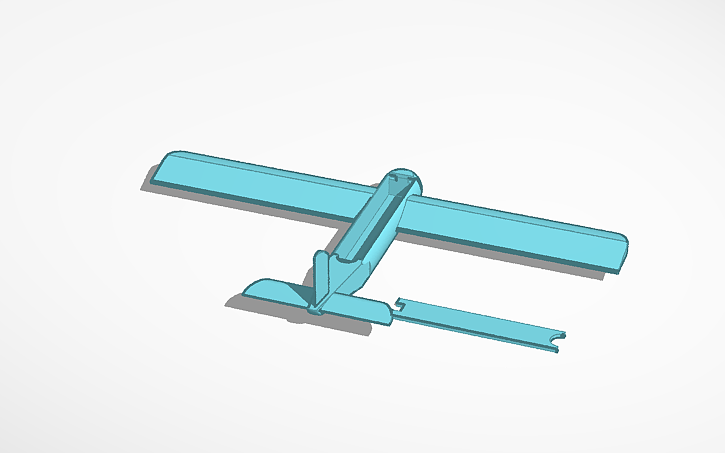 3D design Airplane - Tinkercad