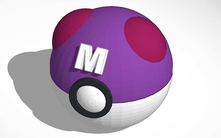3D design Master Ball - Tinkercad