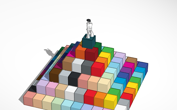 3D design The Pyramid Of Colors | Tinkercad