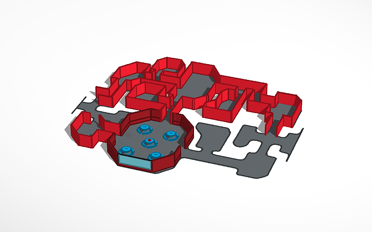3D design skeld 3d map work in progress - Tinkercad