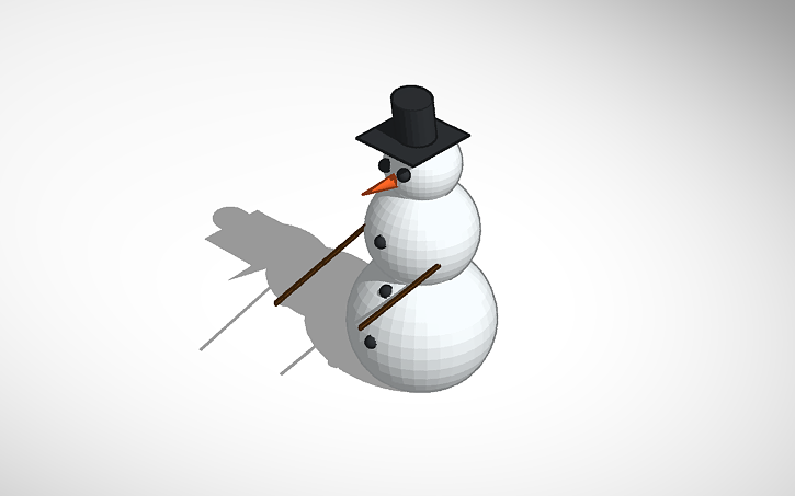 3D design C02-Snowman-NanaB - Tinkercad