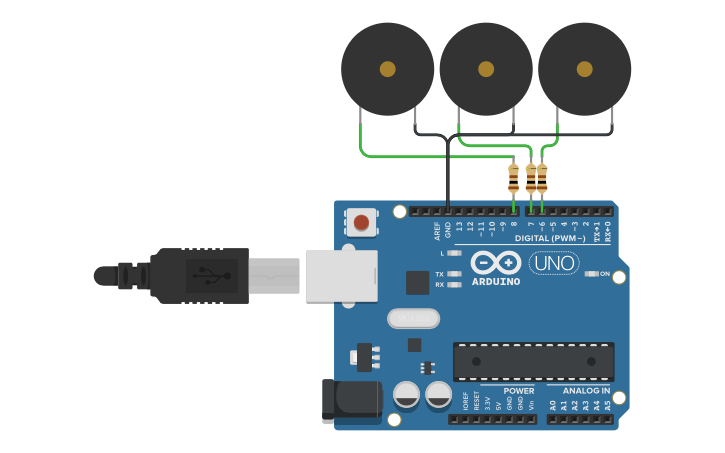 Circuit design Tone Multiple - Tinkercad