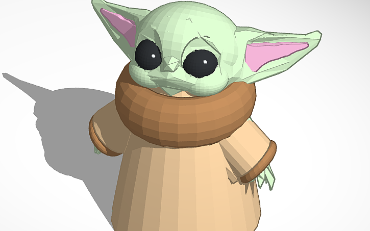 3D design Grogu | Tinkercad