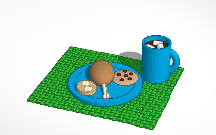 3D design Plate'o Food | Tinkercad