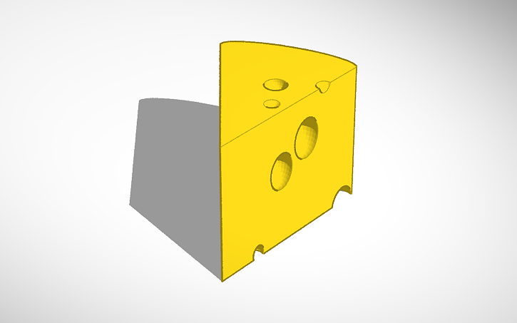 3D design I like cheese - Tinkercad