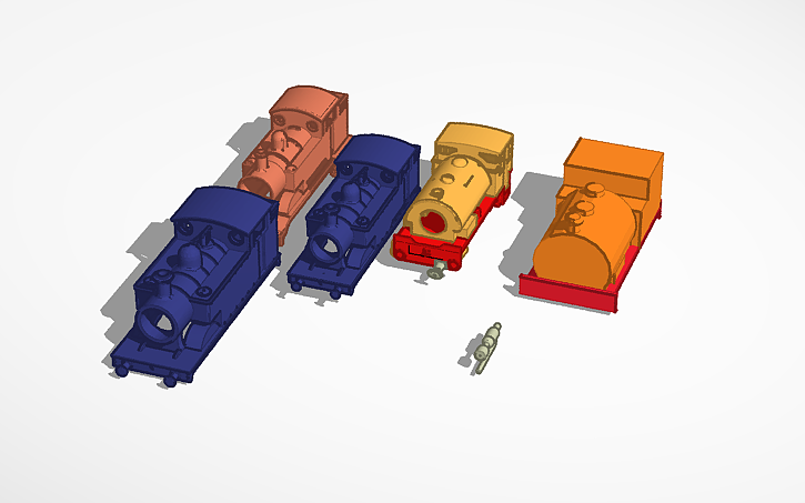 3D design Copy of N scale bill and ben - Tinkercad