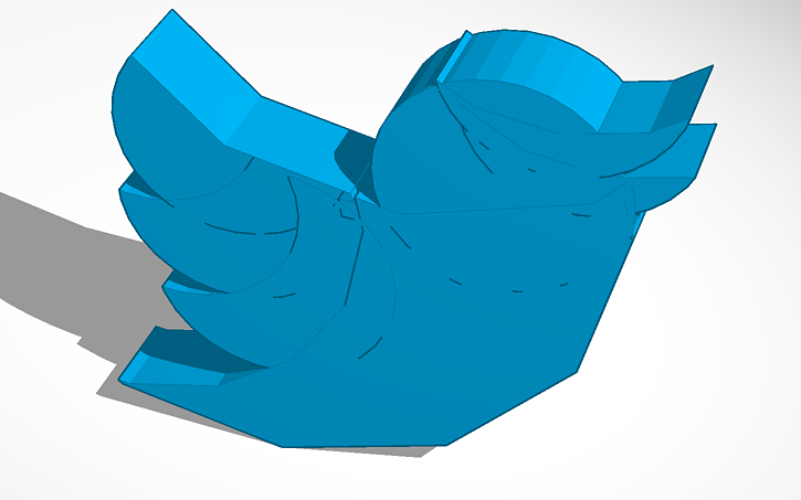 3D design Copy of Twitter Bird | Tinkercad