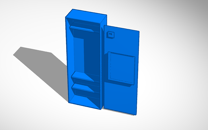 3D design Locker - Tinkercad