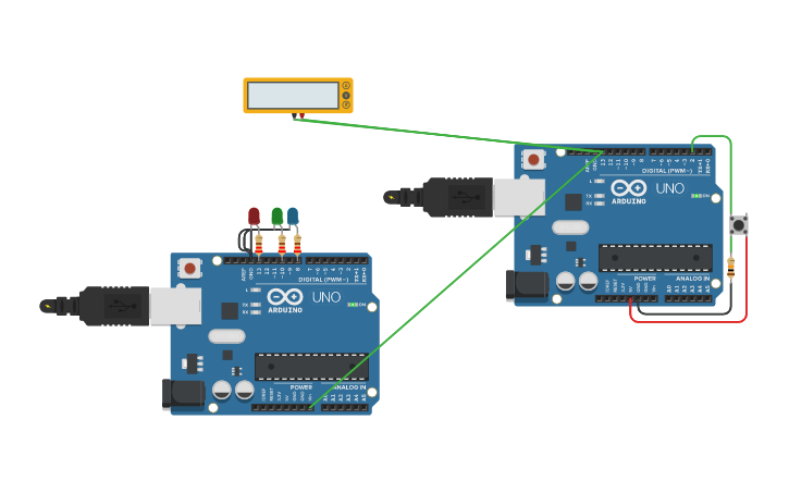 Circuit design Blinking 3 Leds YOnions | Tinkercad
