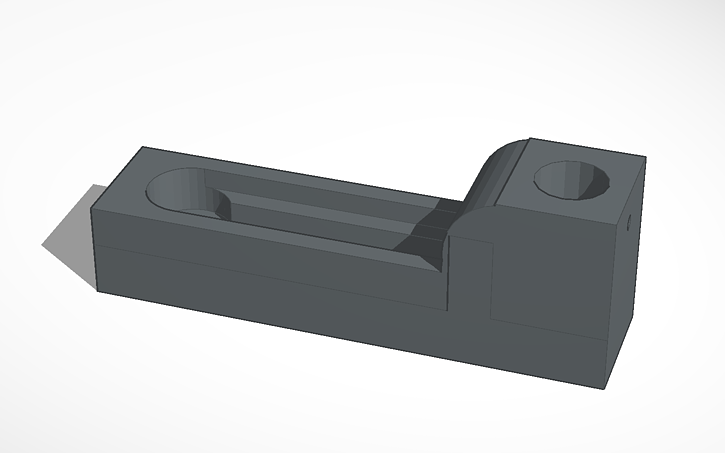 3D design Wood Lathe Tool Rest - Tinkercad