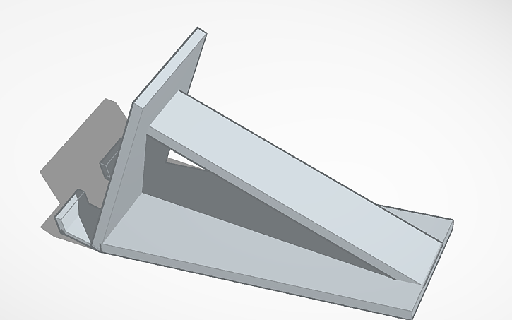 3D design Phone holder - Tinkercad