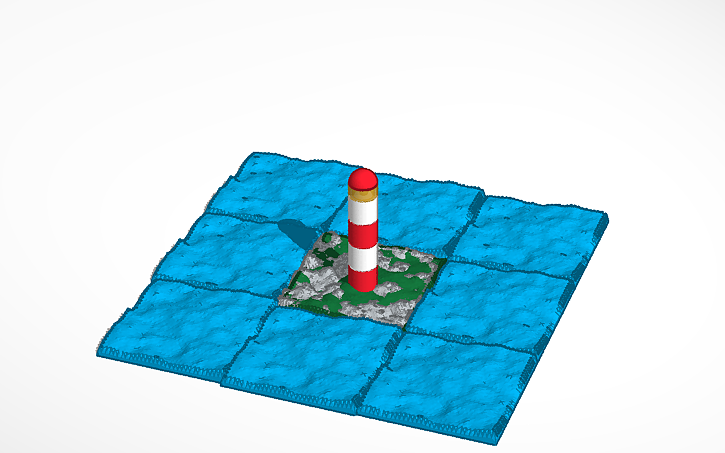 3D design Lighthouse - Tinkercad