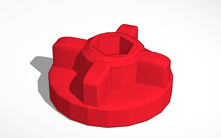 3D design Nut - Tinkercad