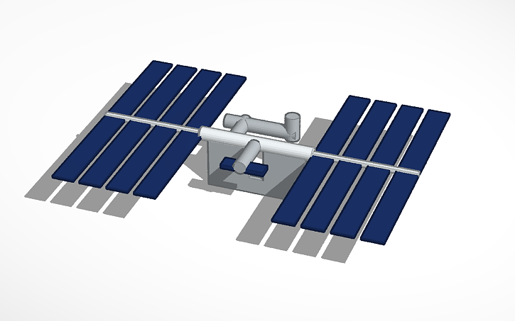 3D design international space station - Tinkercad