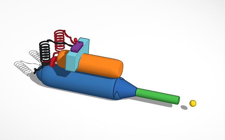 3D design Potato cannon design - Tinkercad