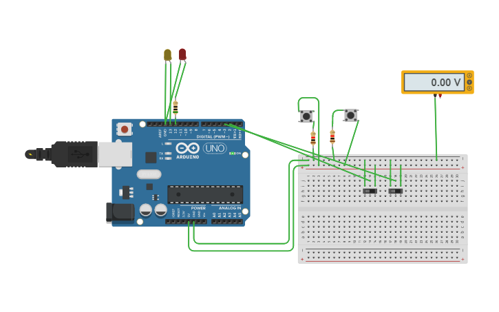 Circuit design state machine - Tinkercad Circuit design state machine - Tinkercad