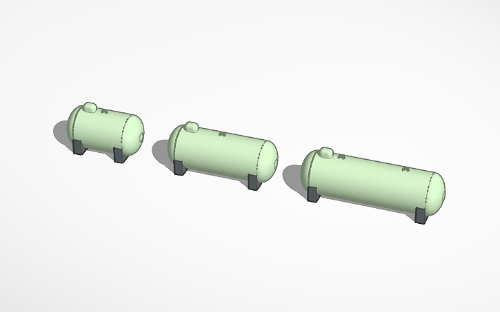 3D design Flüssiggastanks / LPG tanks - Tinkercad