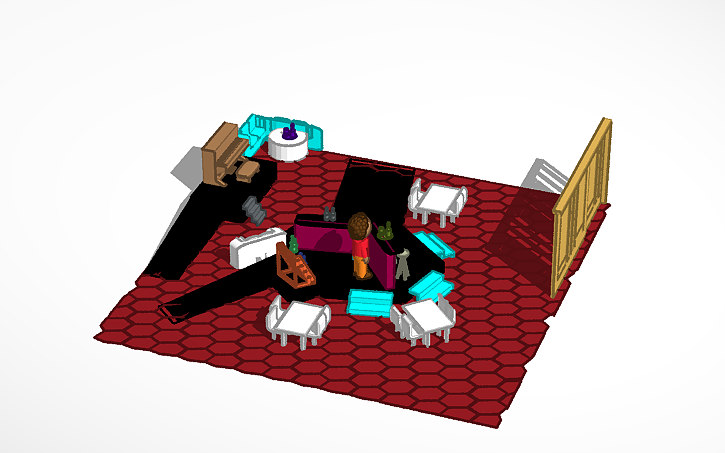3D design Bar-Hotel | Tinkercad