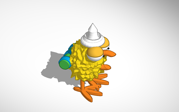 3d Design Kepçük Tavuk Kutusu Tinkercad