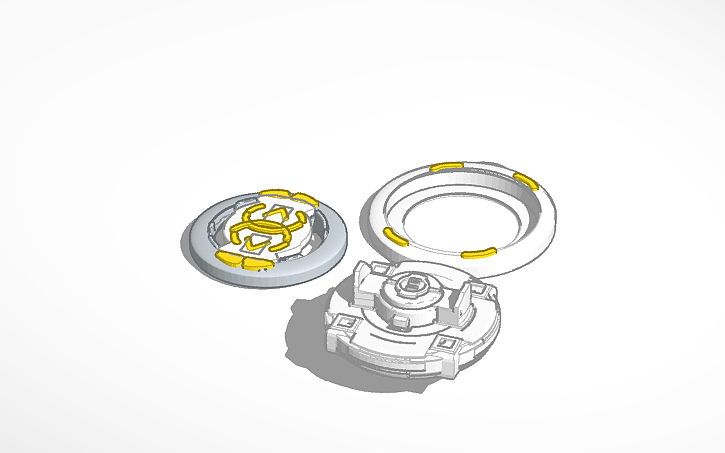 3D design ELISPY yENESIS SPIN DRIVER BEYBLADE BURST BU - Tinkercad