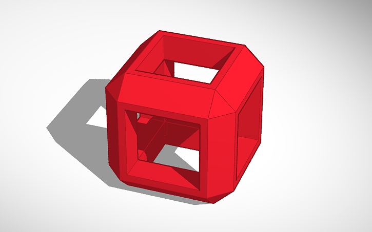 3D design Hollow cube | Tinkercad